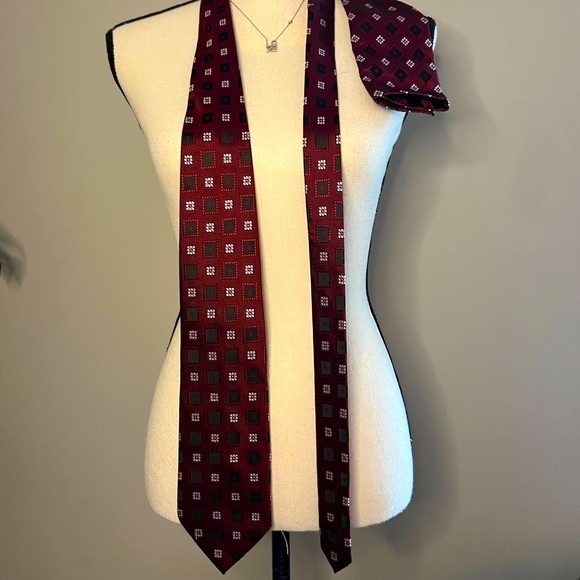 Umberto Frasi | Accessories | Vintage Mens Umberto Frasi Square Pattern ...